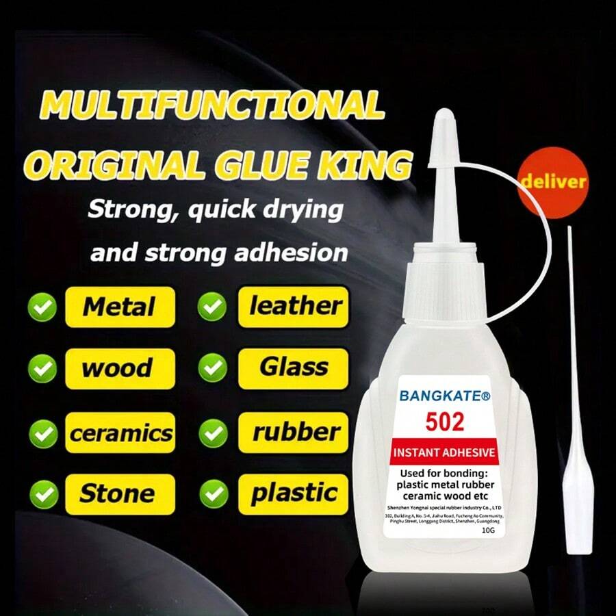 1pc Liquid Super 502 Glue Wood Rubber Metal Glass Strong Adhesive ...