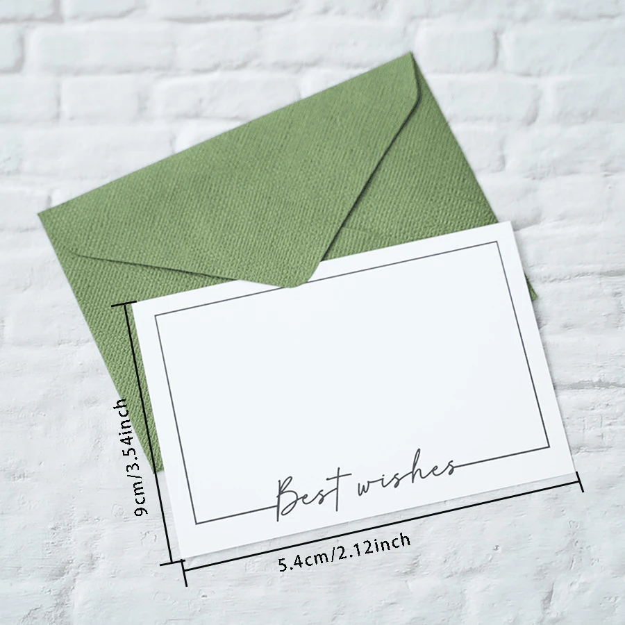 20 Sheets Printable Blank Interior Postcards, Printable Enveloped ...