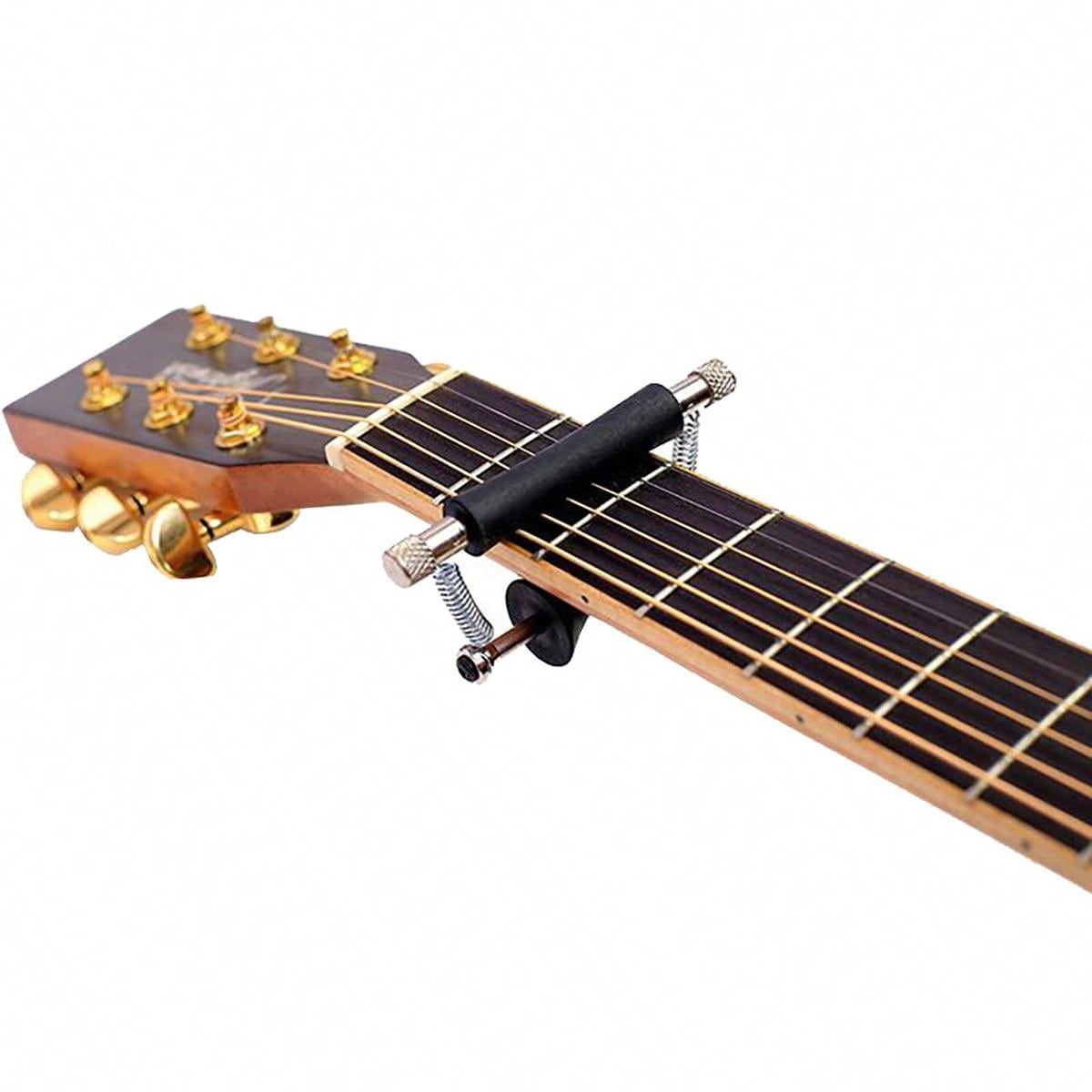 Guitar Rolling Capo Sliding Capo Adjustable Capo Rubber And Stainless ...