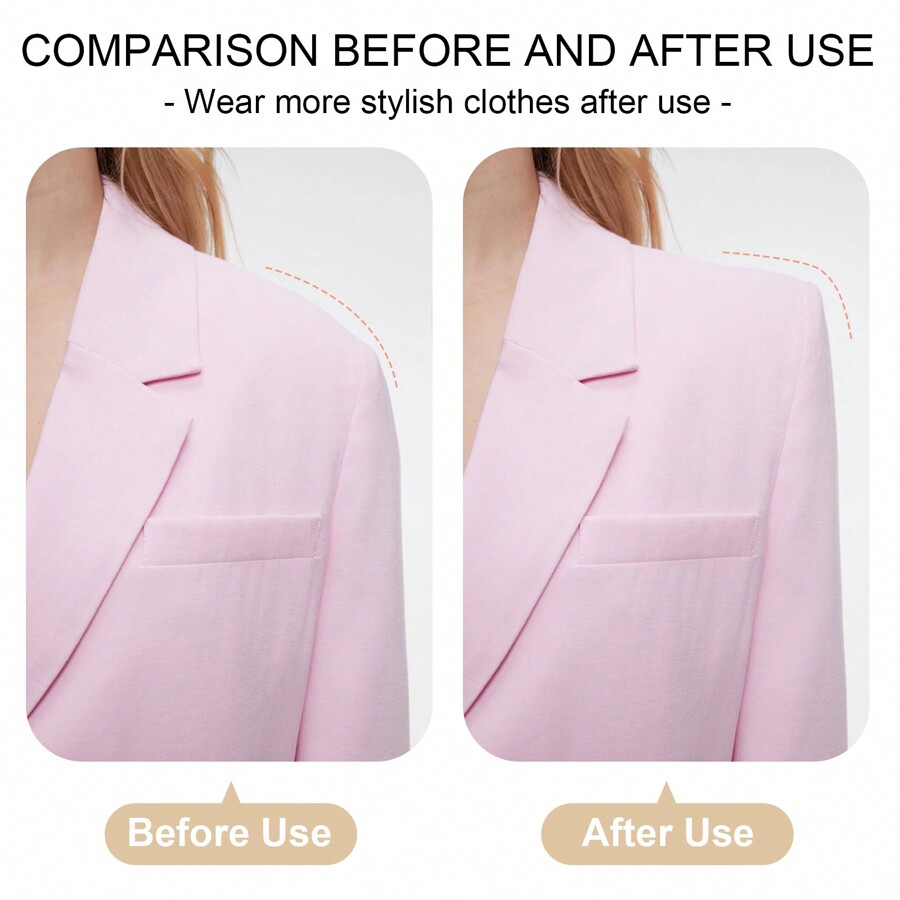 3 Pairs Foam Shoulder Pads Sewing Shoulder Pads Women Shoulder Pads ...