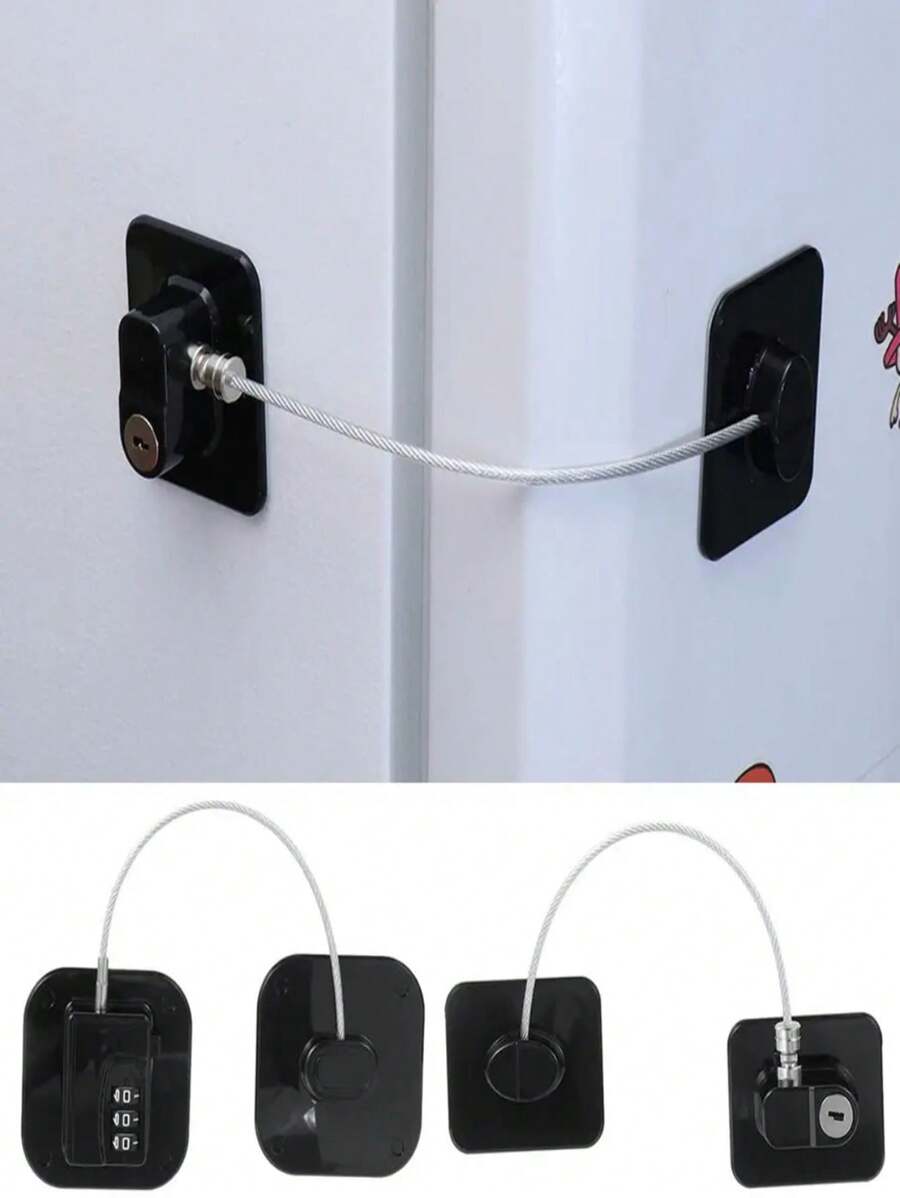 Safety Locks, Refrigerator Lock With Keys, For Fridge, Cabinets ...