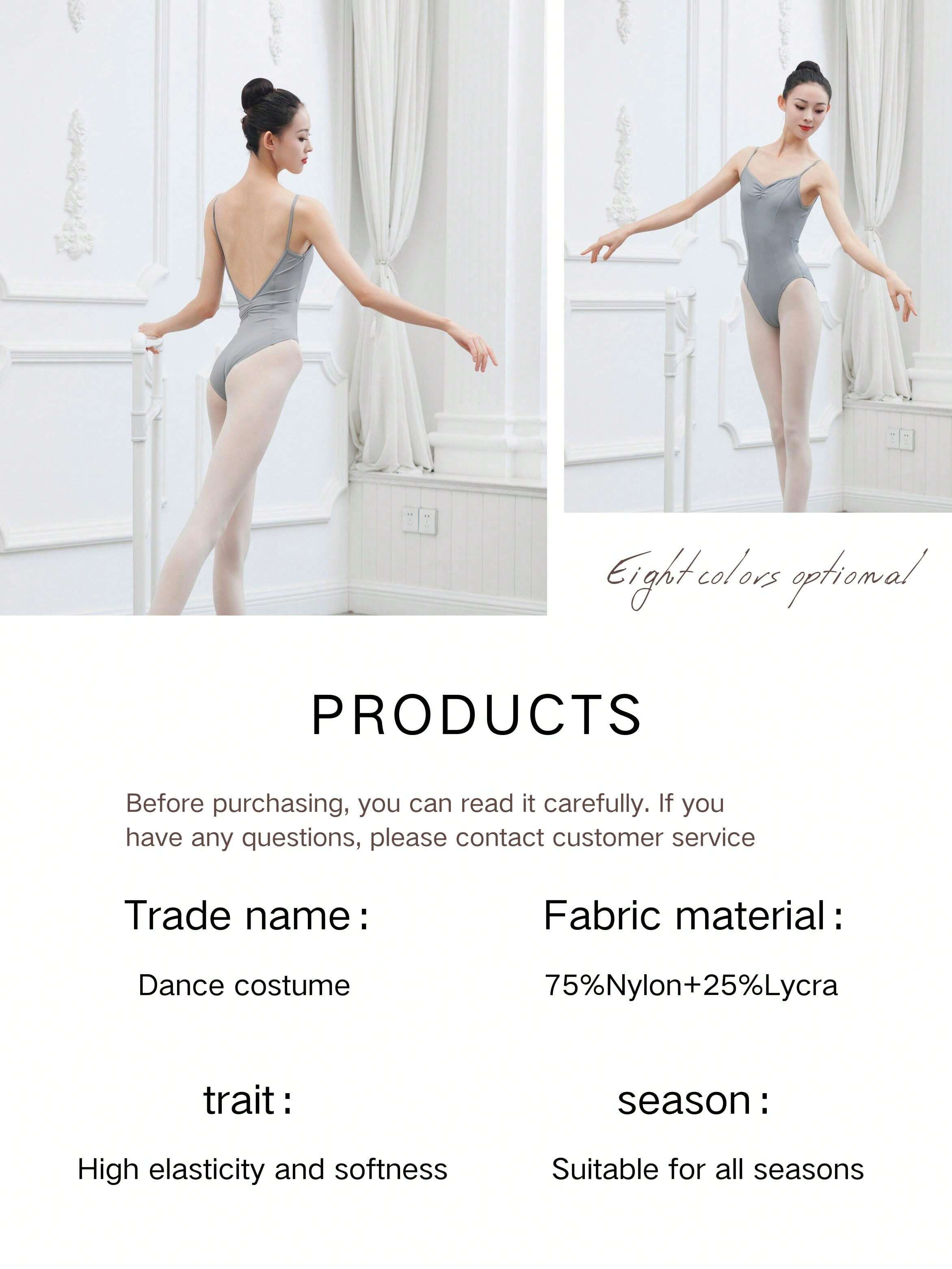 Ballet Gymnastics Leotard Costume Arts Examination Dancewear Adult ...