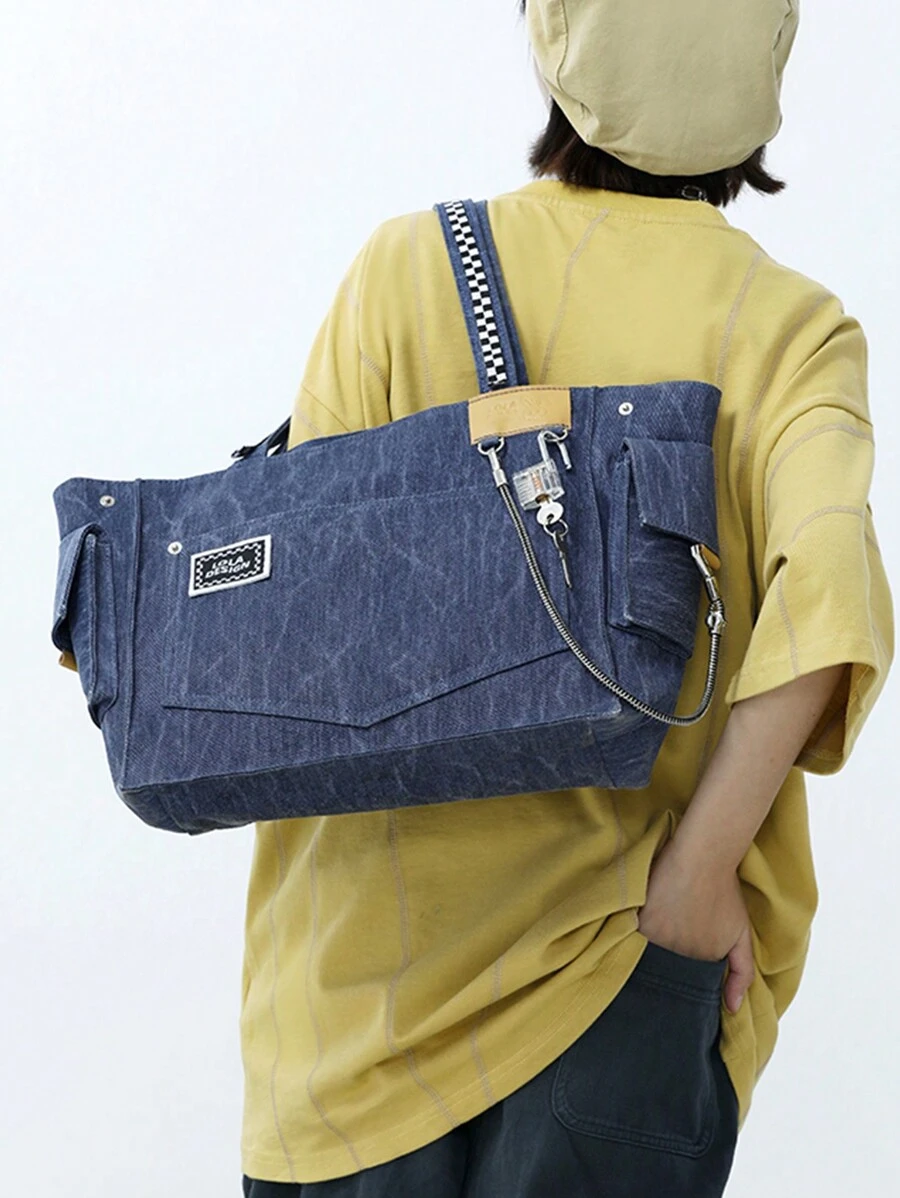 Origineel Jeans Groot Tote tassen , Eén schouder Persoonlijkheid ...