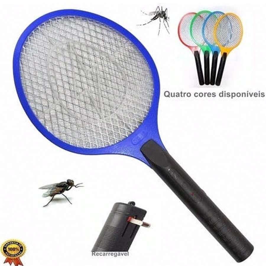 Electric Racket To Kill Mosquitoes Dengue Fever Rechargeable 3 Layers ...