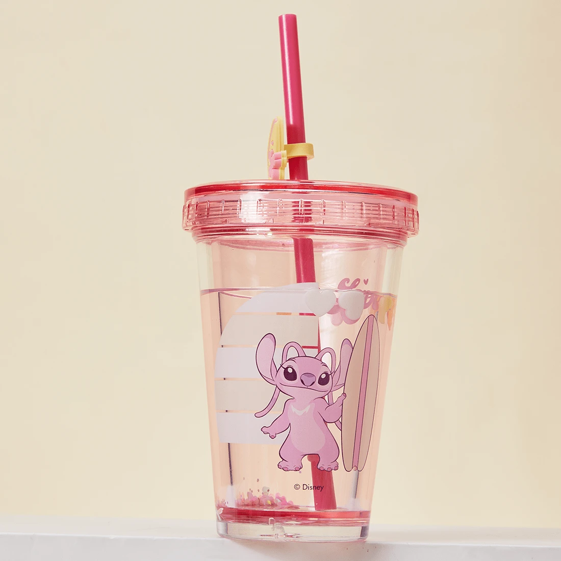 Miniso Disney Lilo And Stitch Series Plastic Cup Portable Cup,Portable ...