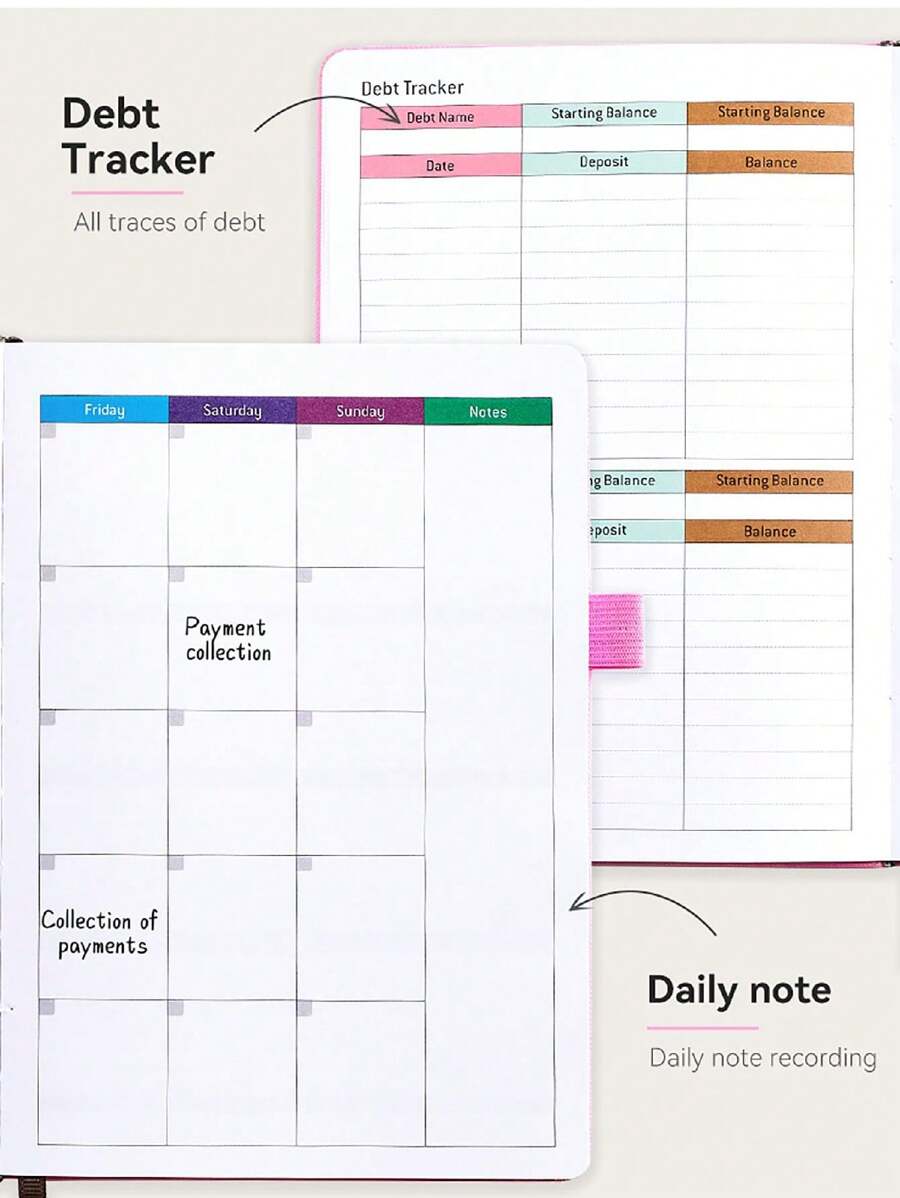 Budget Planner Hardcover Financial Plan And Budget Planner - Monthly ...