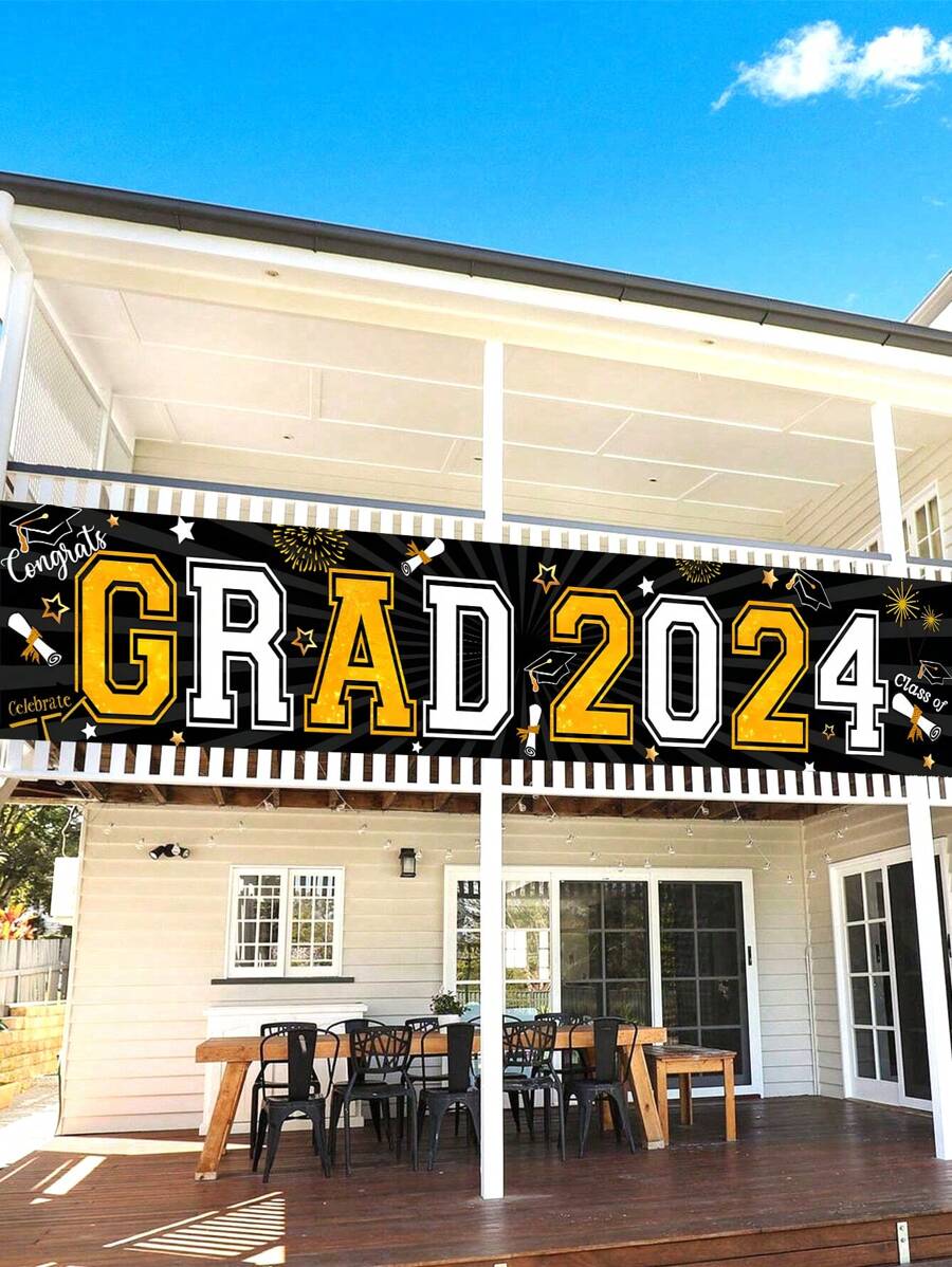 2024 Graduation Theme Banner, Graduation Courtyard Sign, Congratulatory ...