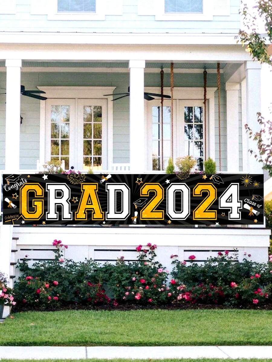 2024 Graduation Theme Banner, Graduation Courtyard Sign, Congratulatory ...