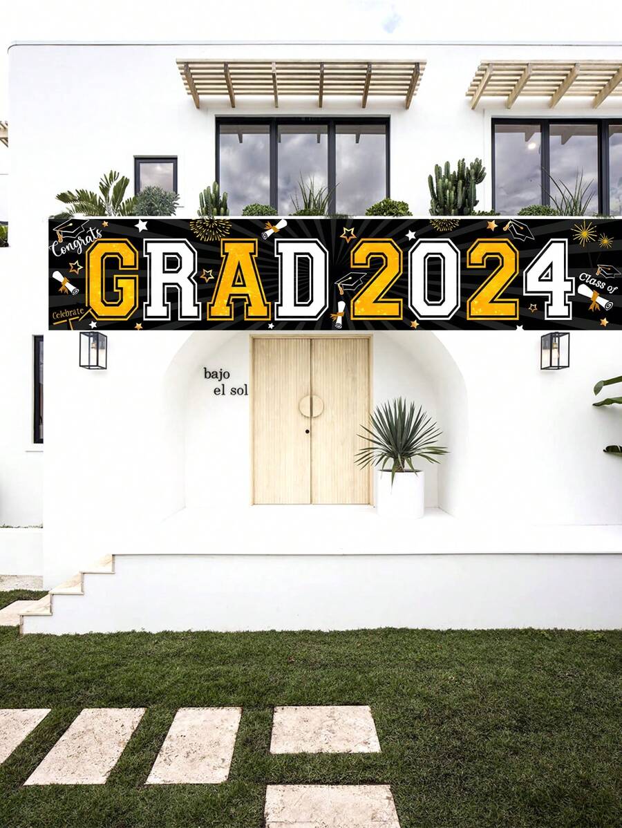 2024 Graduation Theme Banner, Graduation Courtyard Sign, Congratulatory ...
