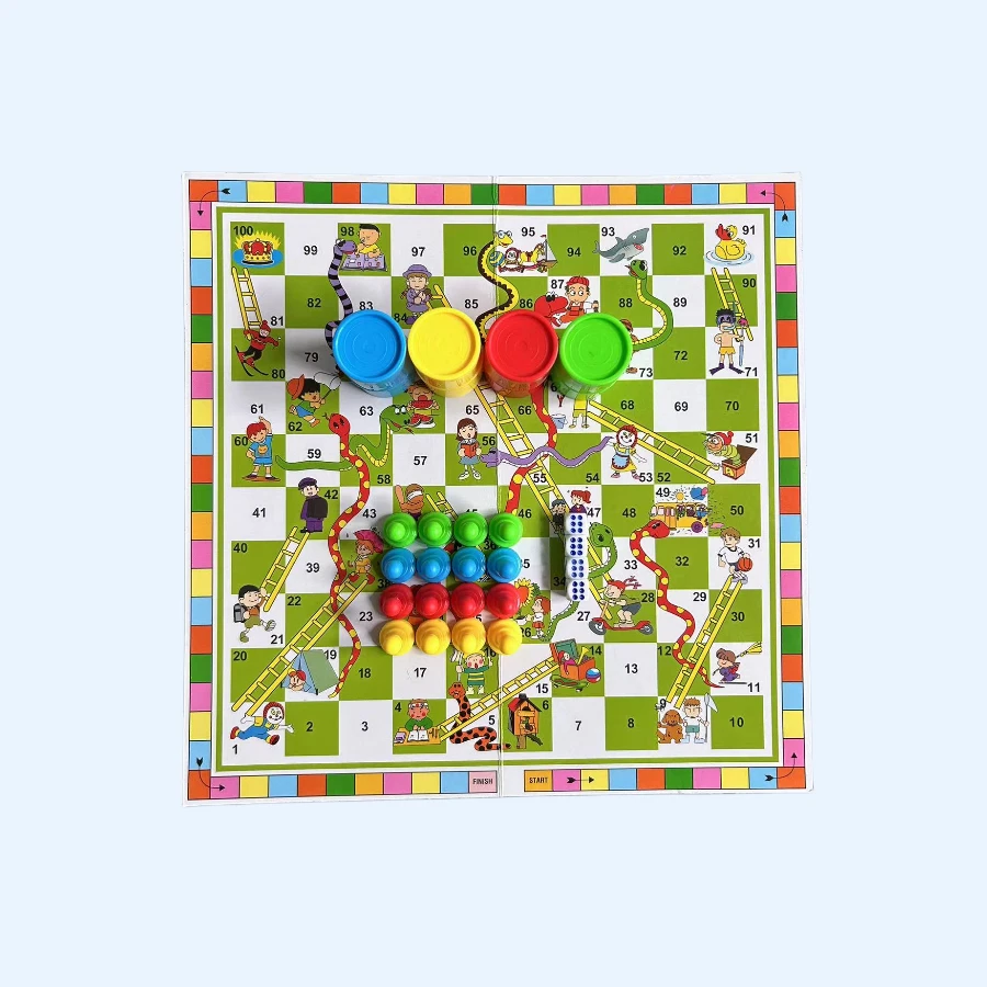 The Ladder And The Snake.2-In-1 Chess, Serpentine Chess Board Game For ...