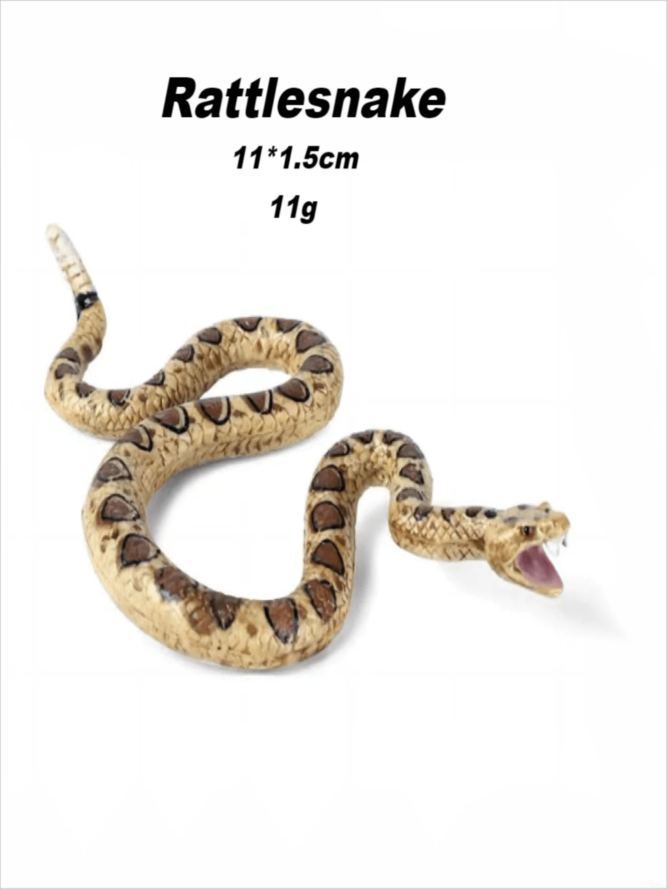 Realistic Miniature Rattlesnake Figure For Display | SHEIN USA