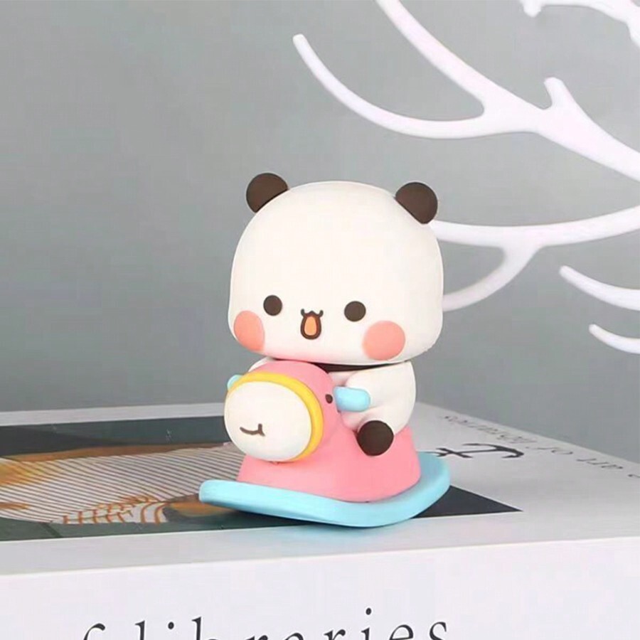 Bubu Dudu Figure Panda Bear Toys Collectible Cute Action Kawaii Bear ...