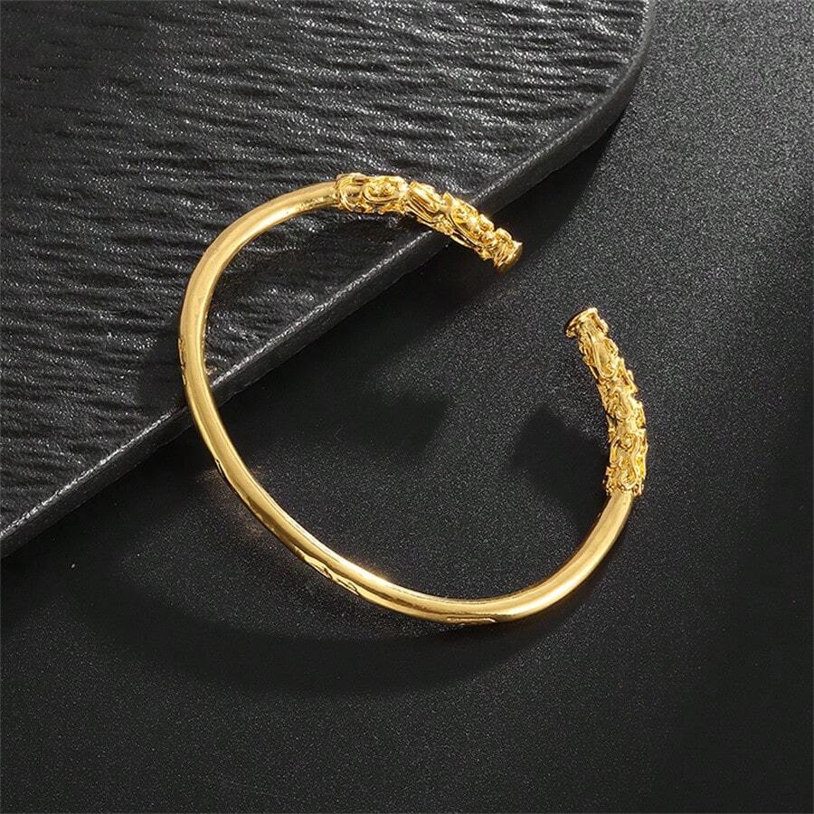 1pc Men's Charismatic Sun Wukong Three-Color Golden Ringed Staff Gothic ...