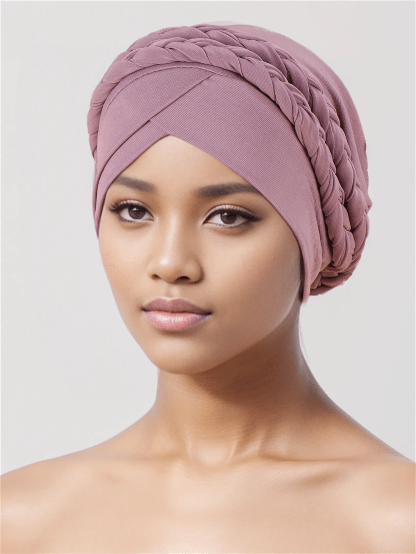 Braided Design Head Wrap Bonnet Hair Bonnet Turban | SHEIN USA