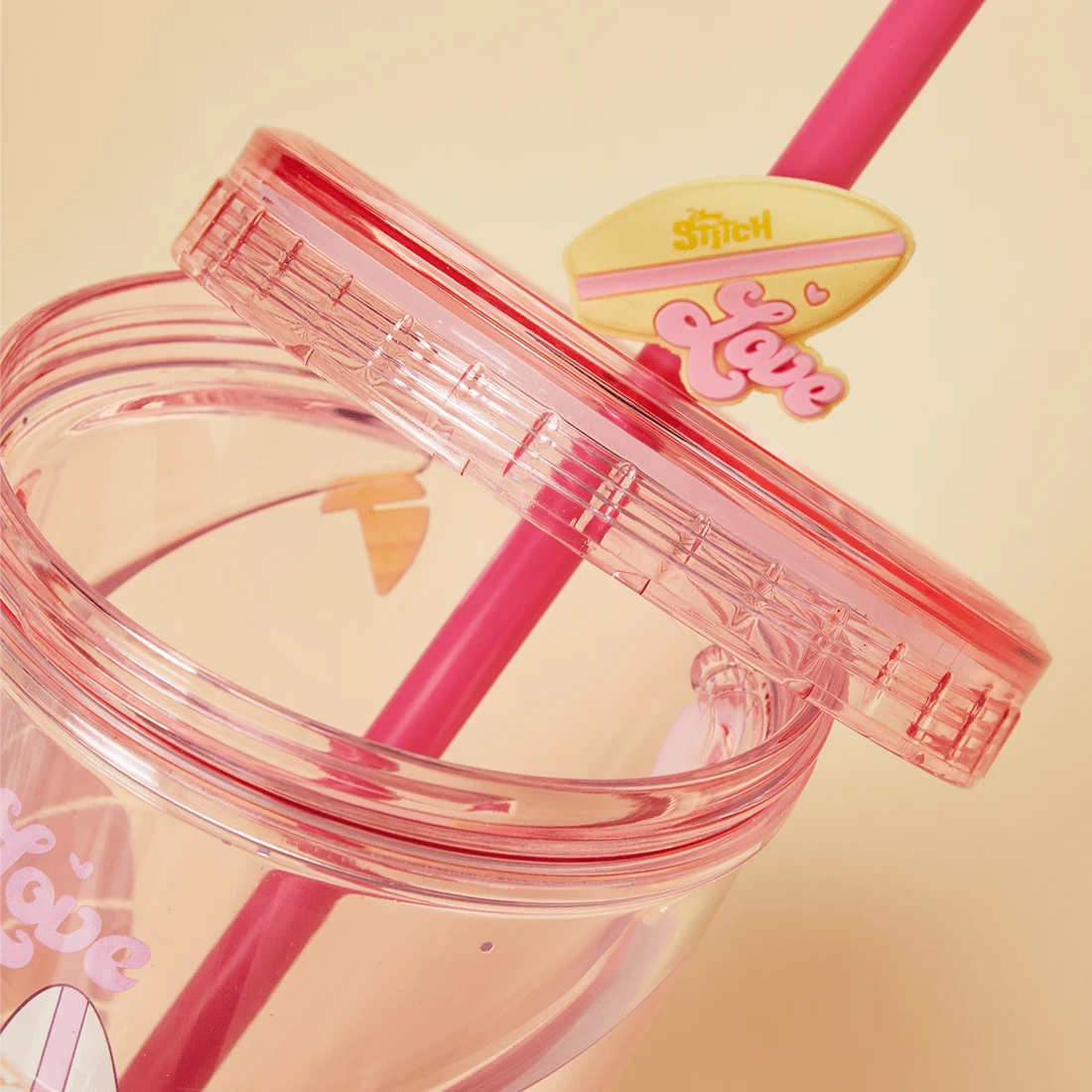 Miniso Disney Lilo And Stitch Series Plastic Cup Portable Cup,Portable ...