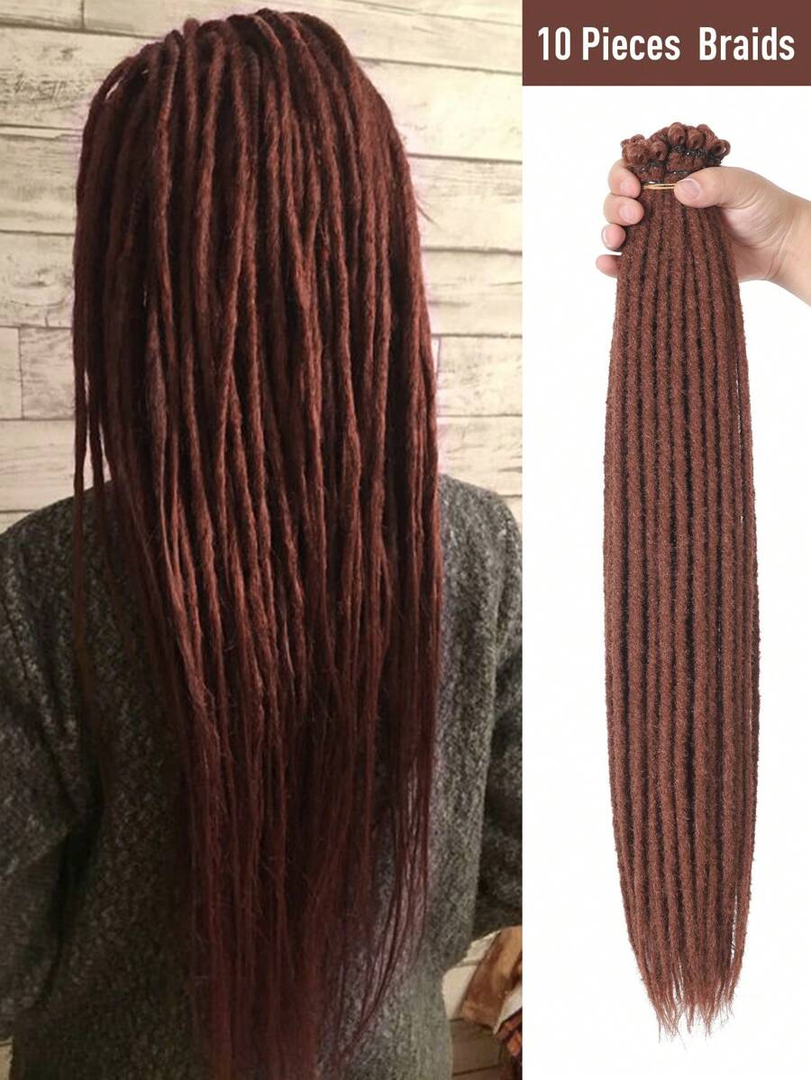 Extensions de dreadlocks en tresse synthétique résistant à la chaleur ...