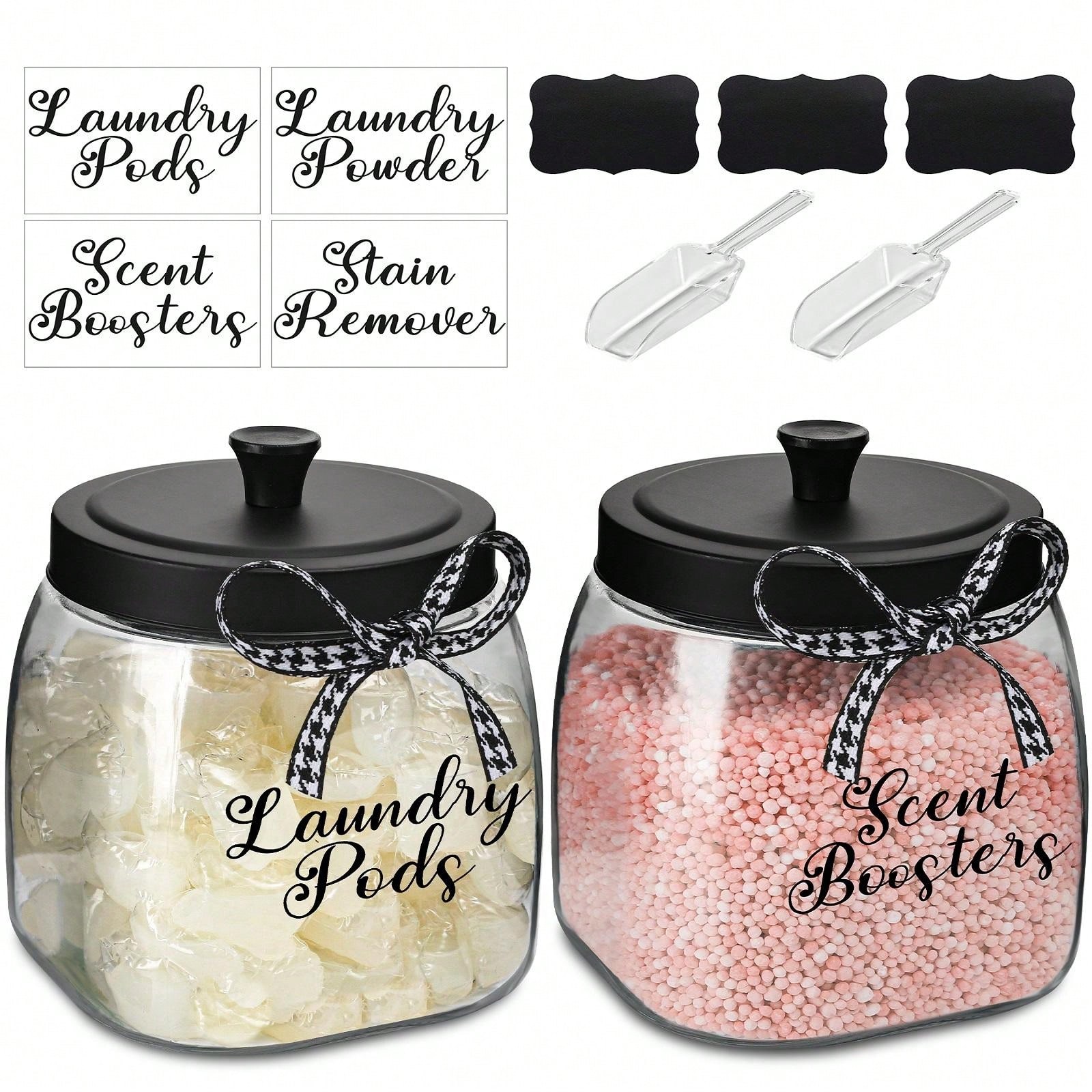 2pcs Laundry Pods Container, Laundry Room Organization And Storage ...