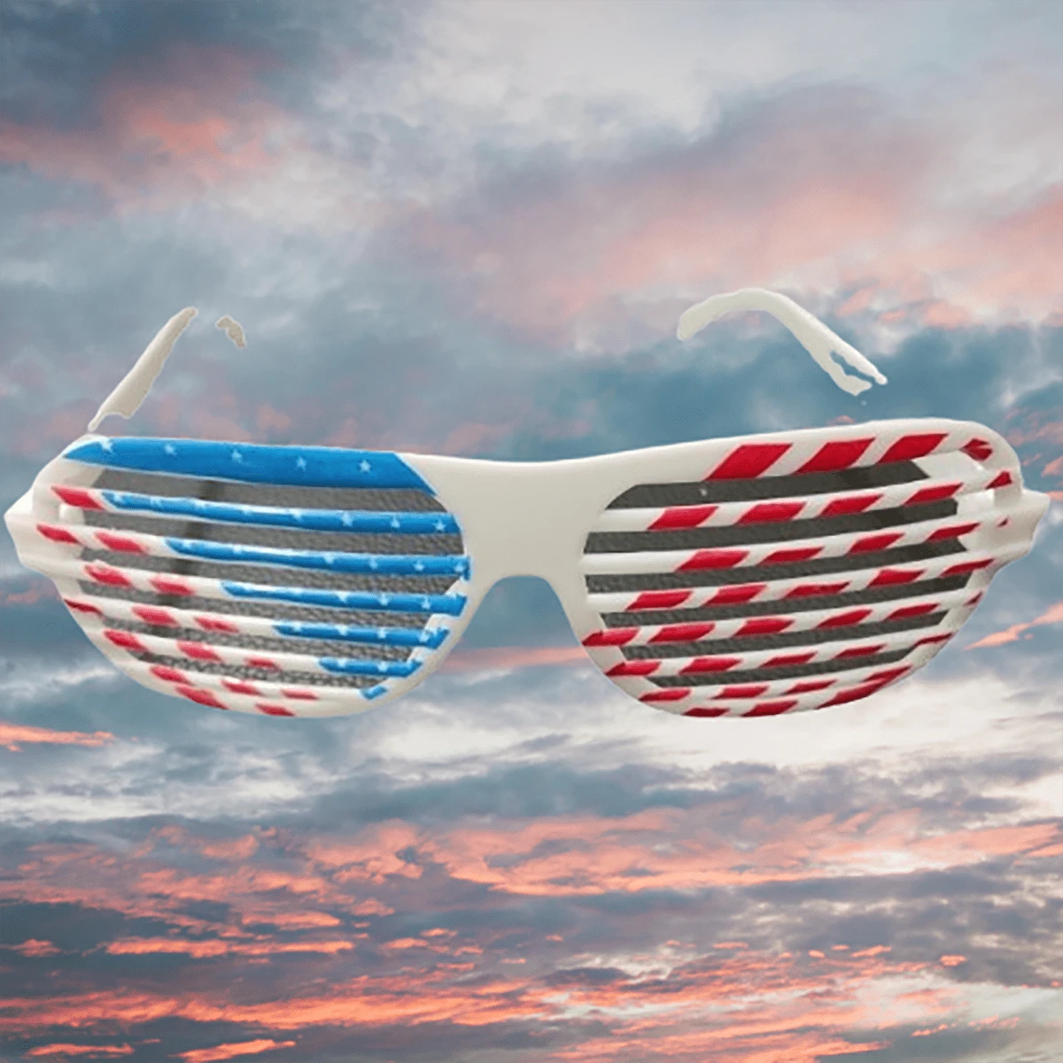 American Flag Shutter Glasses For Independence Day Theme Party Photo ...