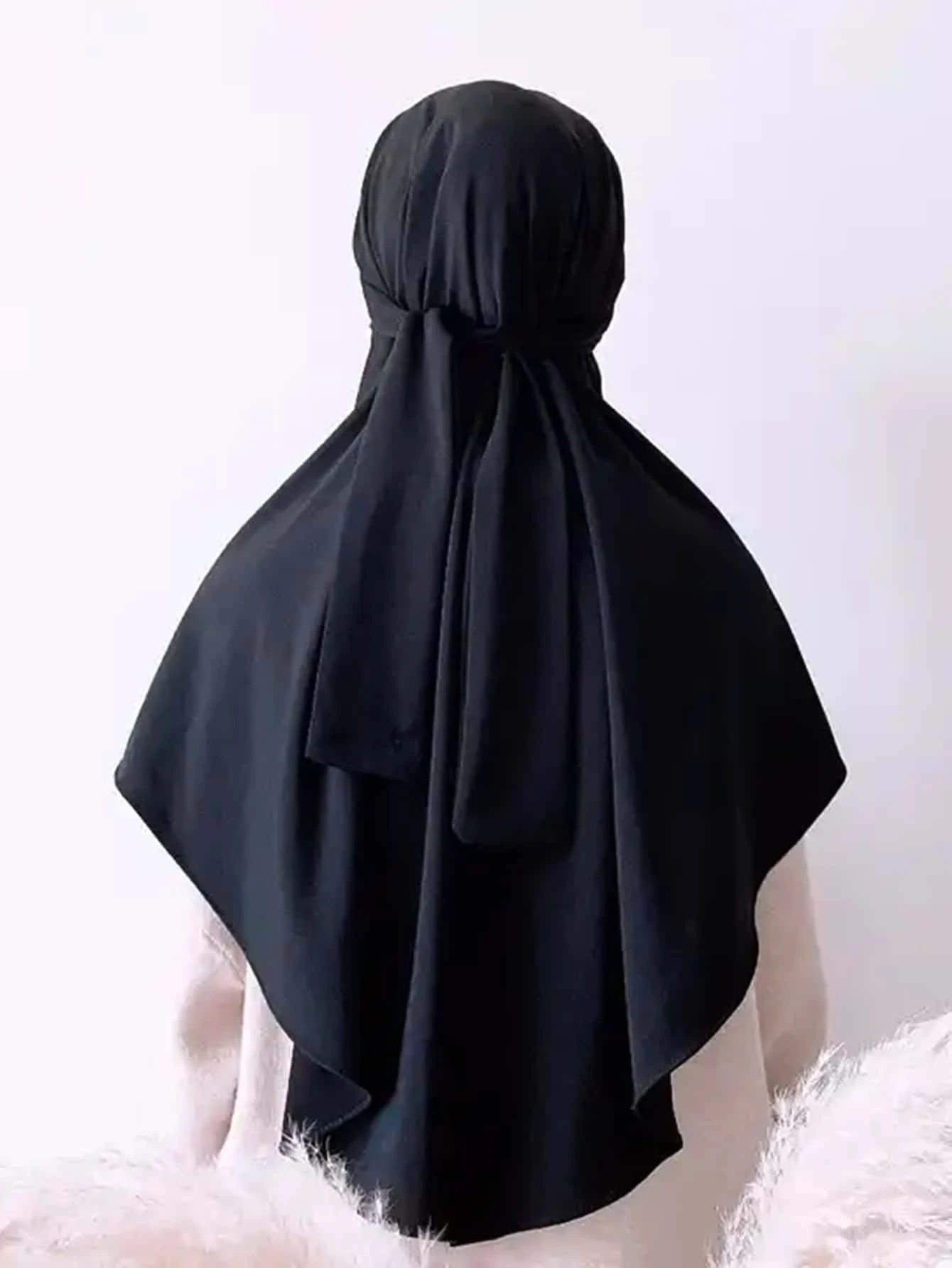 1pc Women Big Size Convenient Headscarf Bandana With Face Cover & Sweat ...