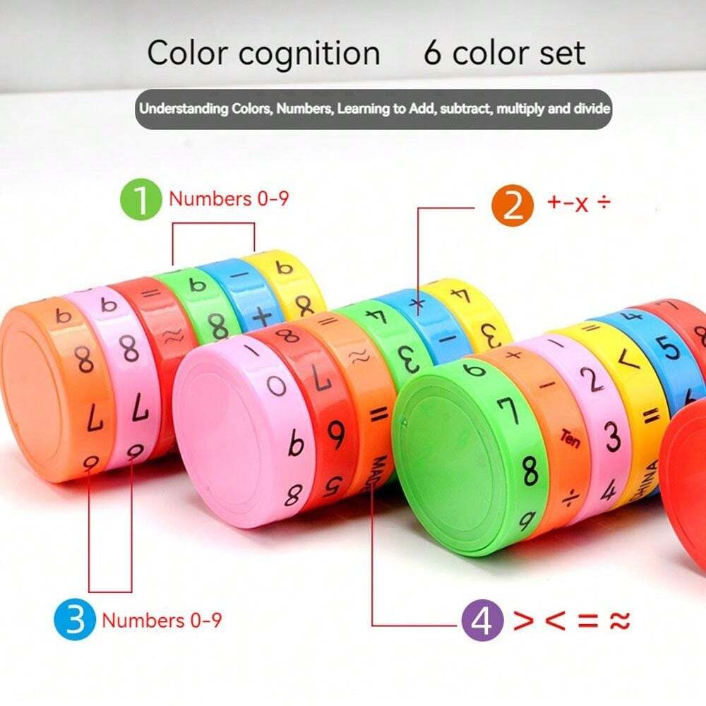 Children's Mathematical Calculation Teaching Tool Operation Wheel ...