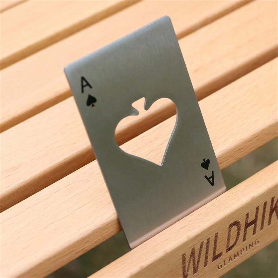 Creative Spades A Credit Card Shaped Stainless Steel Bottle Opener ...