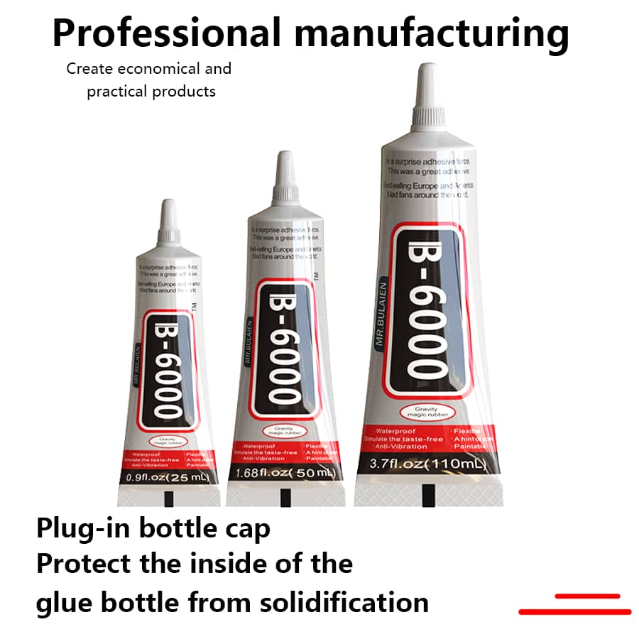 B6000 Jewelry Glue Clear Rhinestone, Inlay Glue, Pendant Adhesive,25ml ...