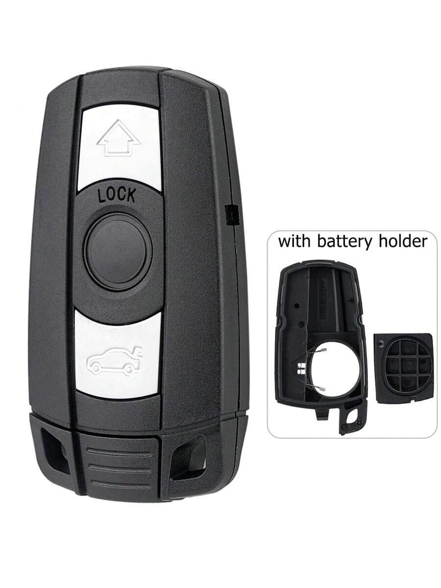 3 Buttons Smart Remote Car Key Fob Case Shell Replacement Uncut Blade ...