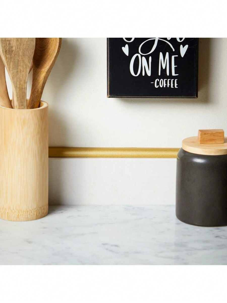 16.5 Feet Flexible Quarter-Round Trim For Wall Edges, Self-Adhesive ...