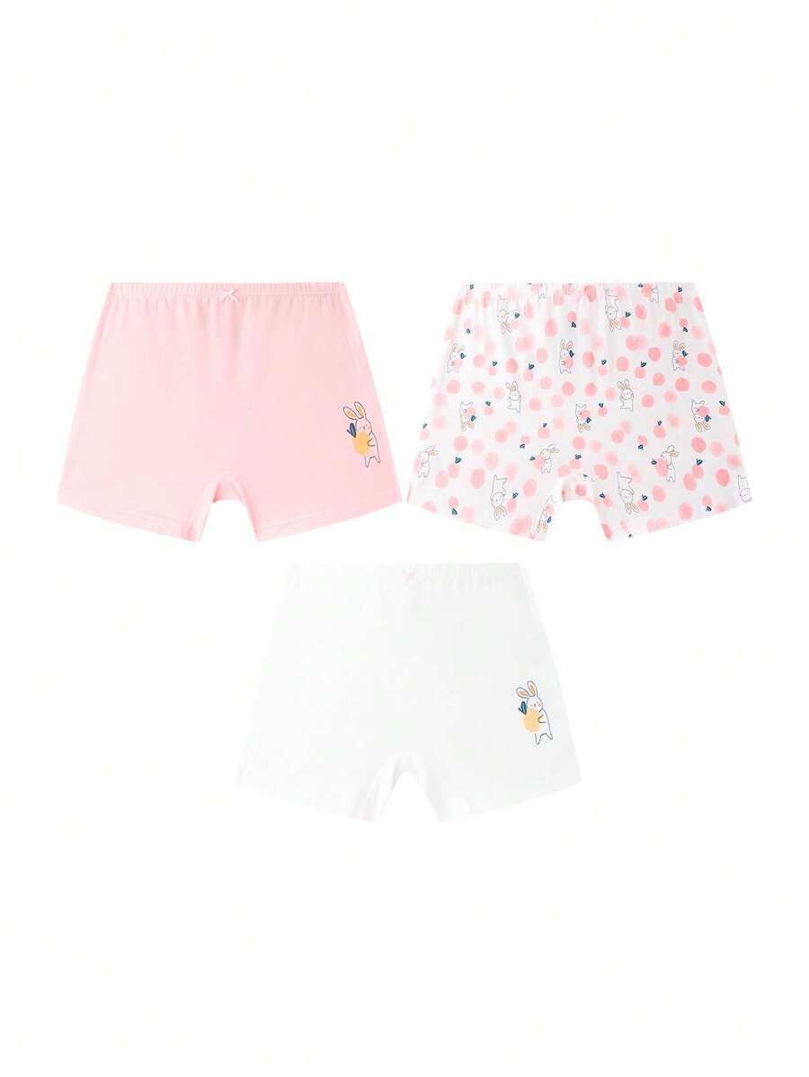 Annil Conjunto de tres piezas de ropa interior plana para niñas ...