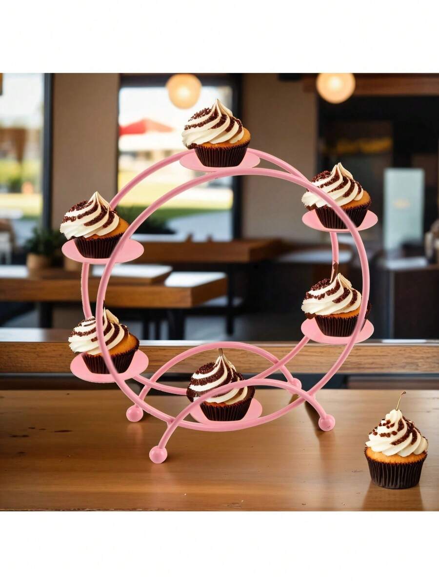 1pc Dessert Table Display Rack, Ferris Wheel Designed Cake Tray ...