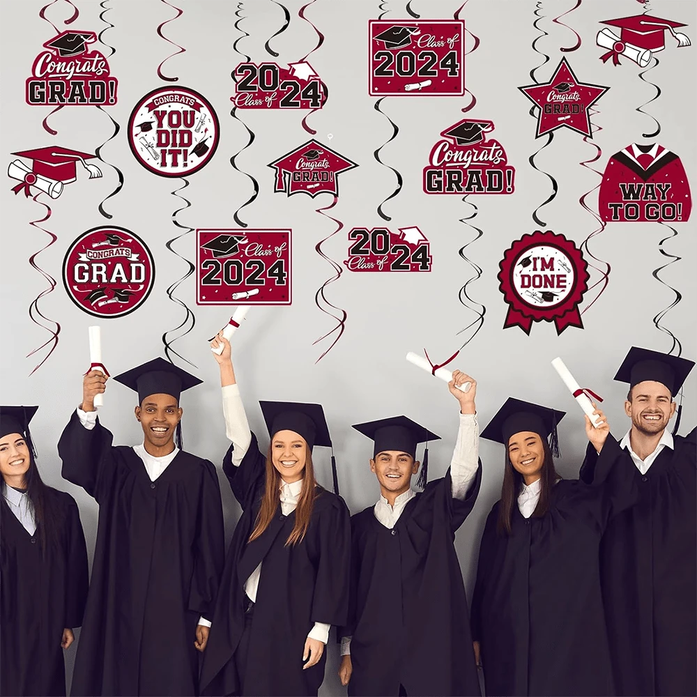 11pcs/Set, 2024 Graduation Decorations Class Of 2024, Graduation ...