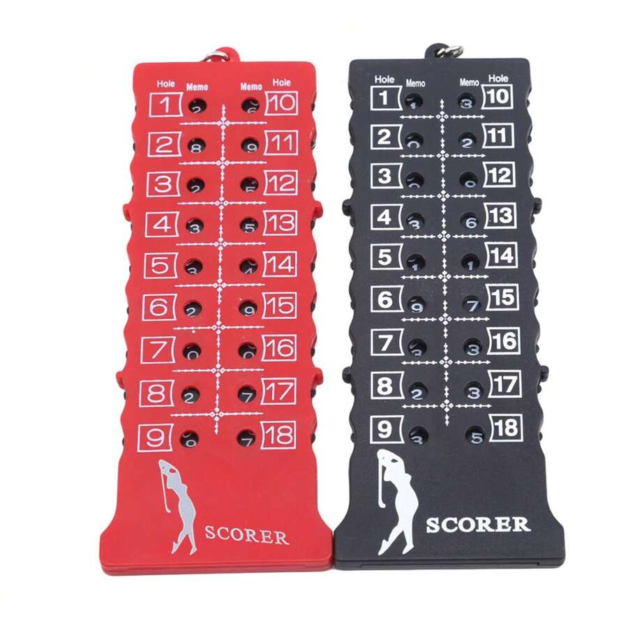 Golf Score Counter,Golf Scorer ABS Plastic Strip Type 18 Holes Accurate ...