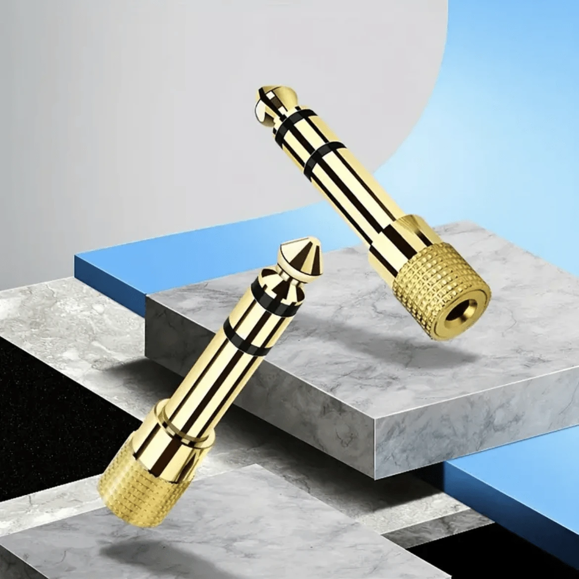 Premium 6.5mm To 3.5mm AUX Adapter - High-Fidelity, Durable Metallic ...