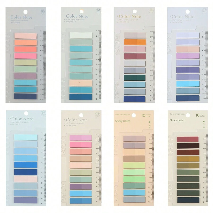 1600pcs 80 Colors Index Tabs For Page Marking, Book Reading And File ...