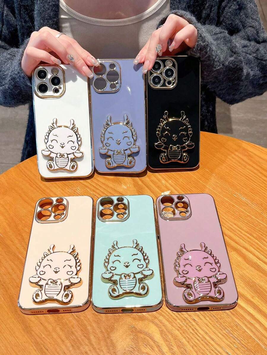 1pc 2024 New Dragon Design Phone Handle Designed By A Personal Dragon ...