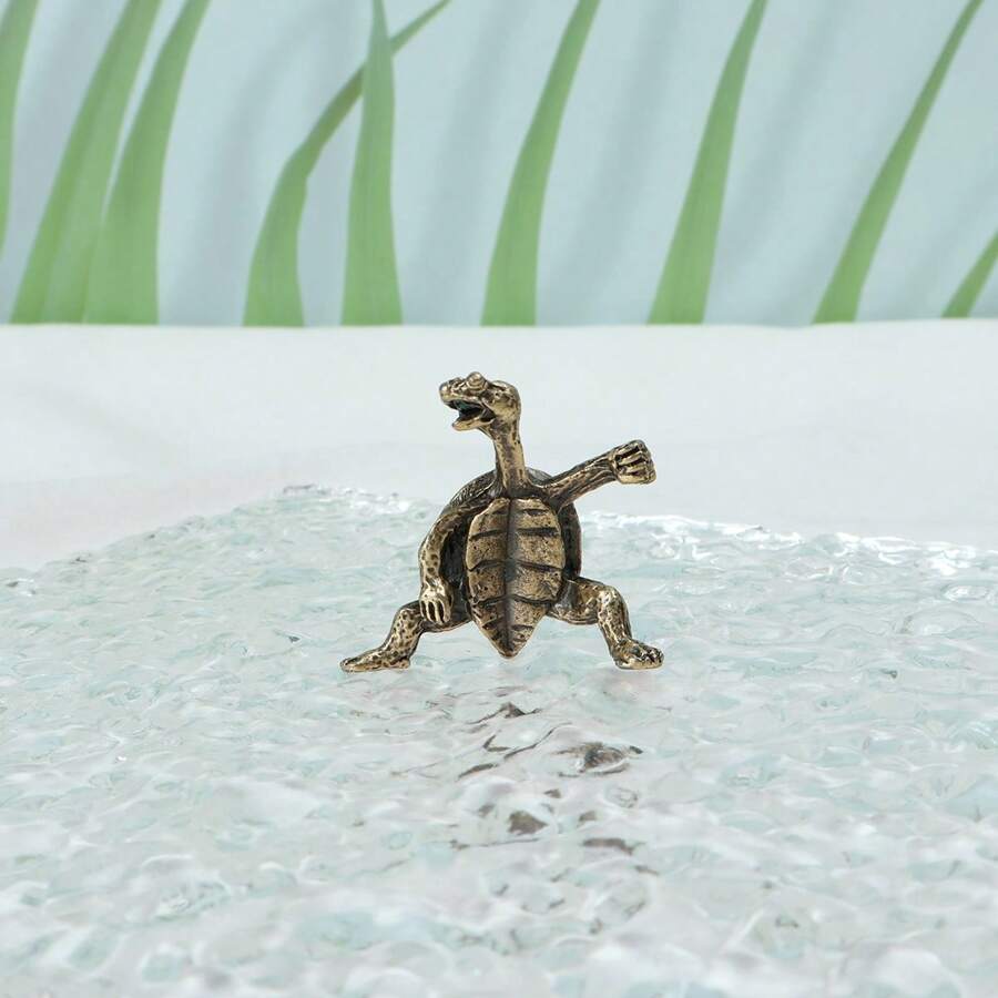 Metal Creative Incense Stick Holder Decoration, Vertical Small Turtle ...