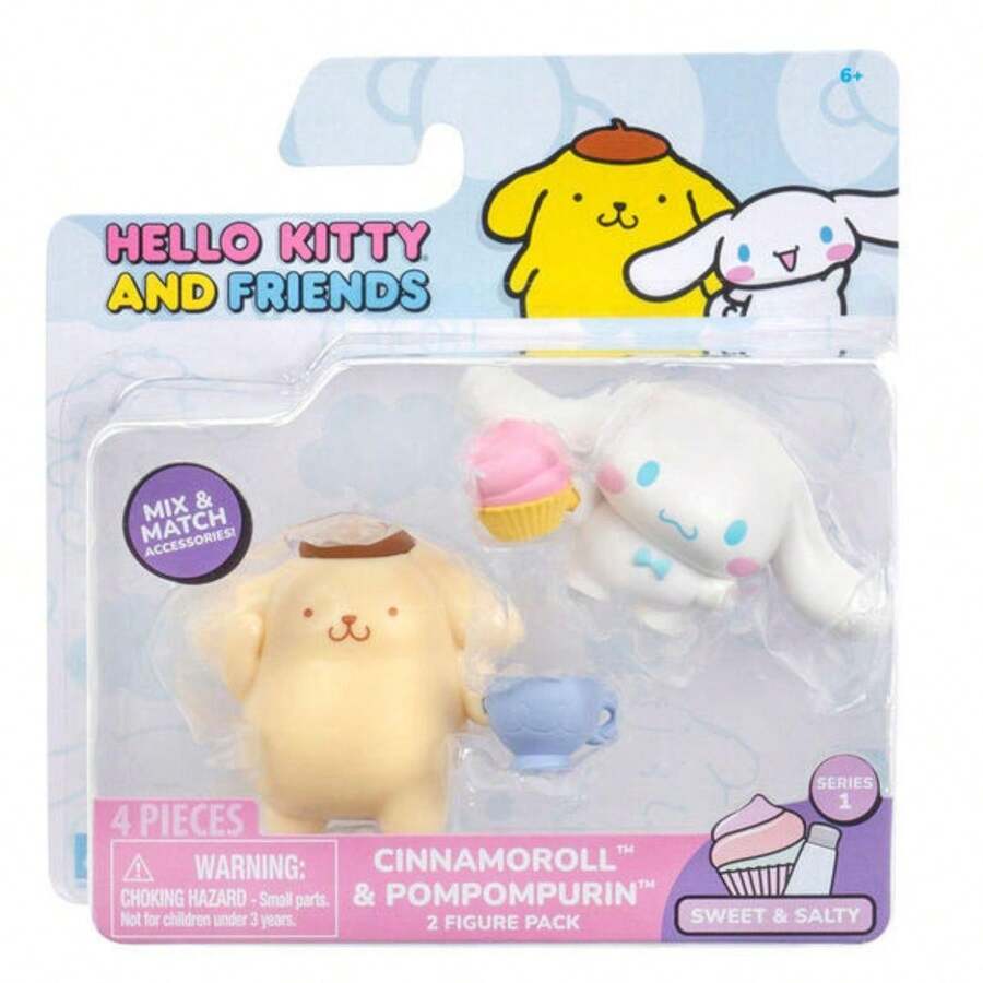 Hello Kitty® And Friends 2 Inch Figure Sweet & Salty 2 Figure Pack ...