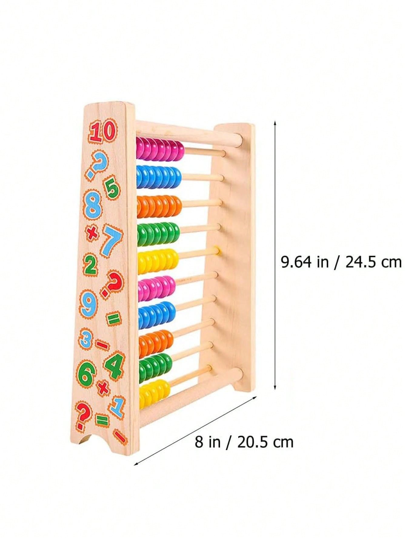 1 Pc Children's Early Education Wooden Calculation Rack Toddler Primary ...