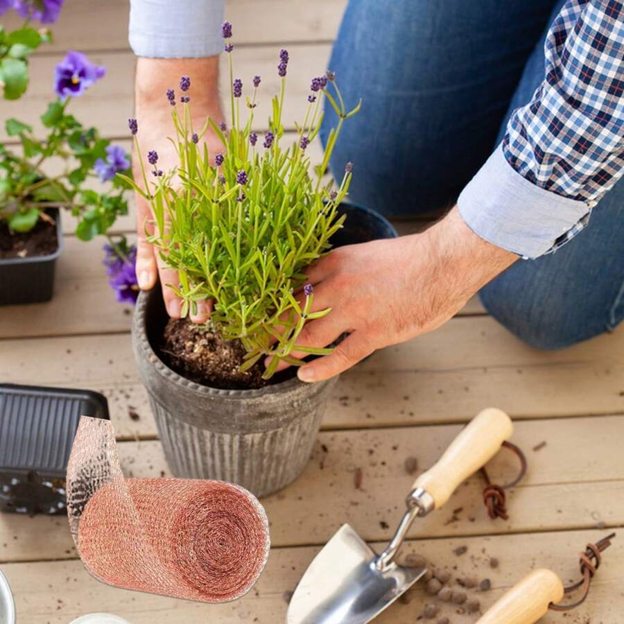 Copper Mesh Slug Repellent, Copper Mesh Rodent Control, Rat Mesh Mouse ...
