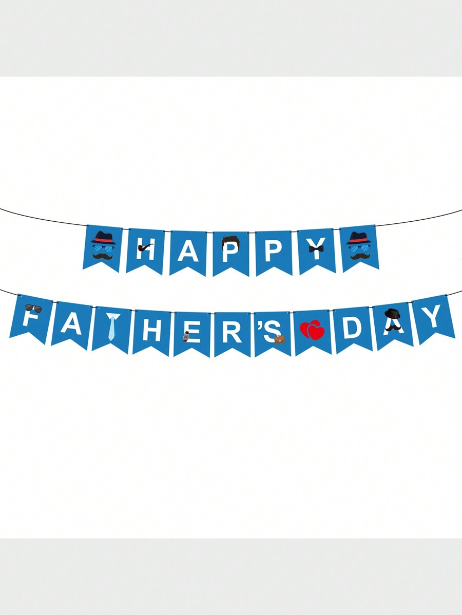 Happy Father Day Bunting Father Day Theme Party Birthday Decoration ...