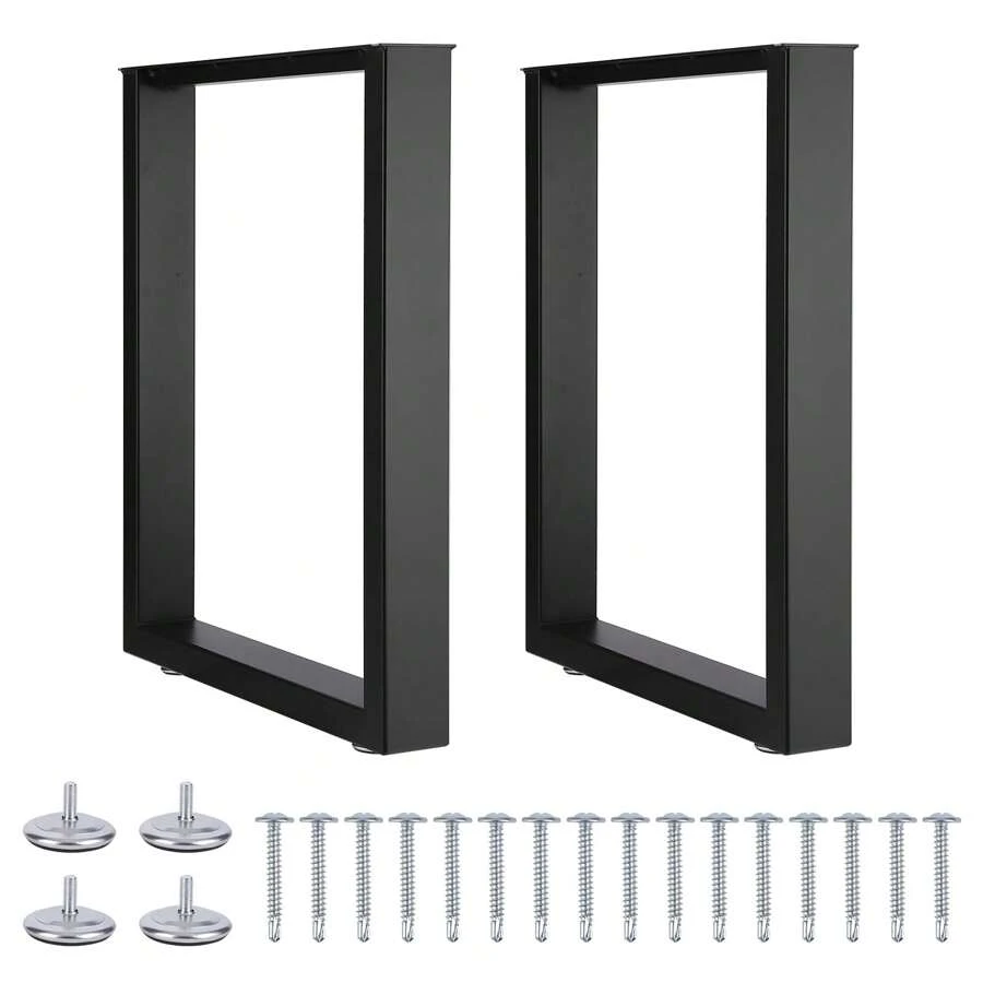 Metal Table Legs 28 Inch Height X 24 Inch Wide,Industrial & Rustic ...