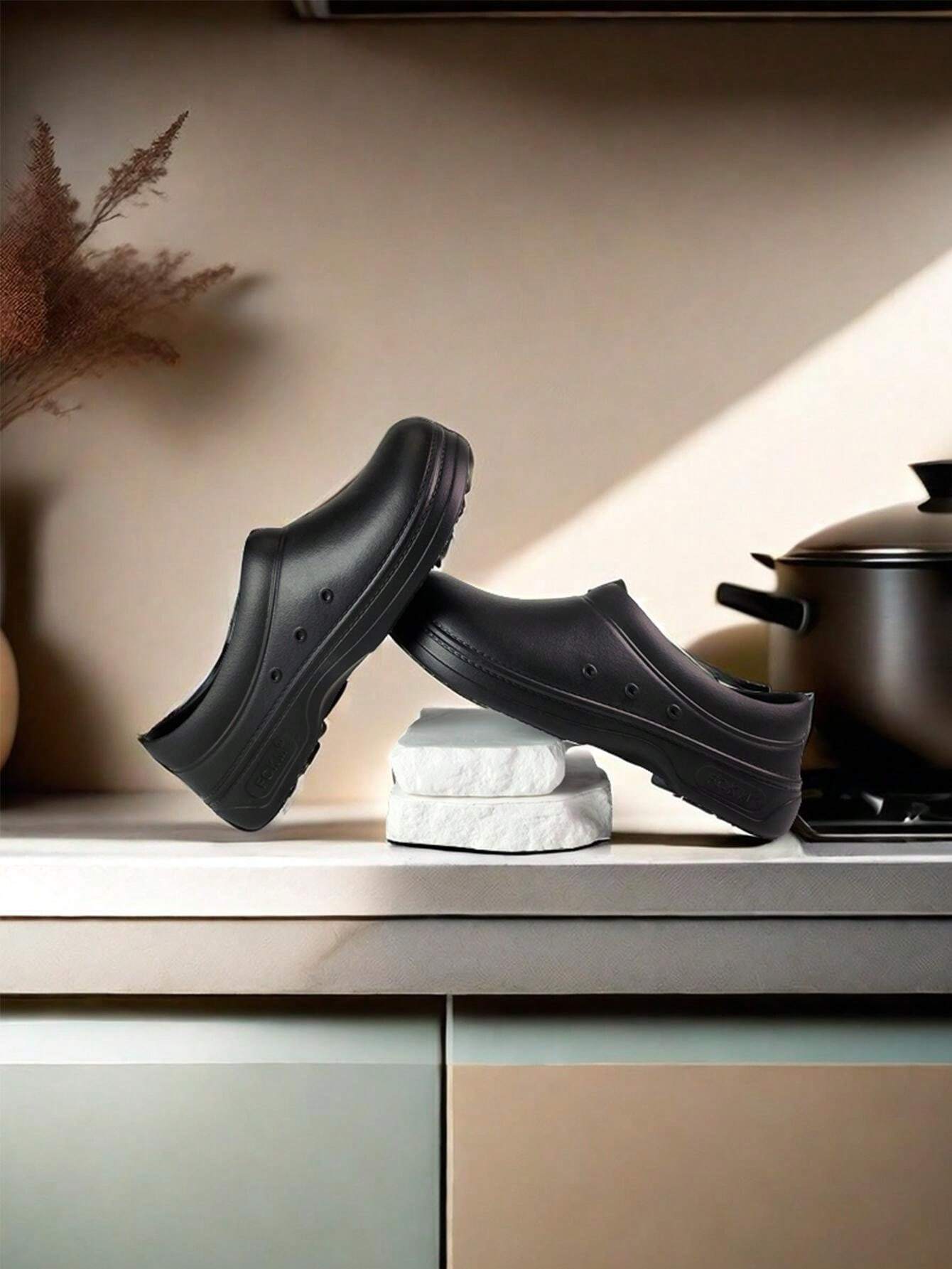 Zapatos Profesionales Para Chef Zuecos Antideslizantes A Prueba De Agua ...