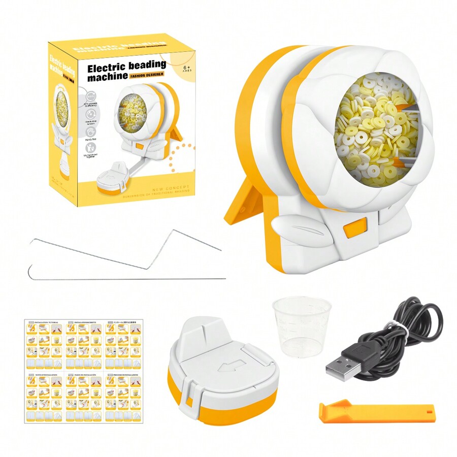Newest DIY Beading Tool Automatic Bead Stringing Machine USB Interface ...