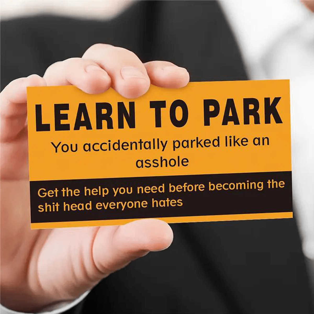 Learn To Park - Bad Parking Business Cards 10/30/50pcs for Sale ...