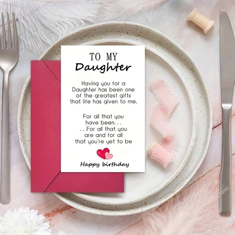 1pcTo My Daughter - Daughter Birthday Card - Daughter Is The Greatest ...