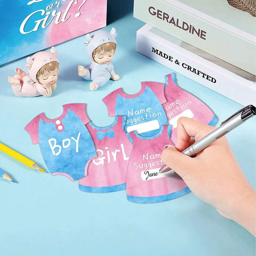 Baby Gender Reveal Voting Box With 40 Ballot Cards Gender Reveal Voting ... Baby Gender Reveal Voting Box With 40 Ballot Cards Gender Reveal Voting ...