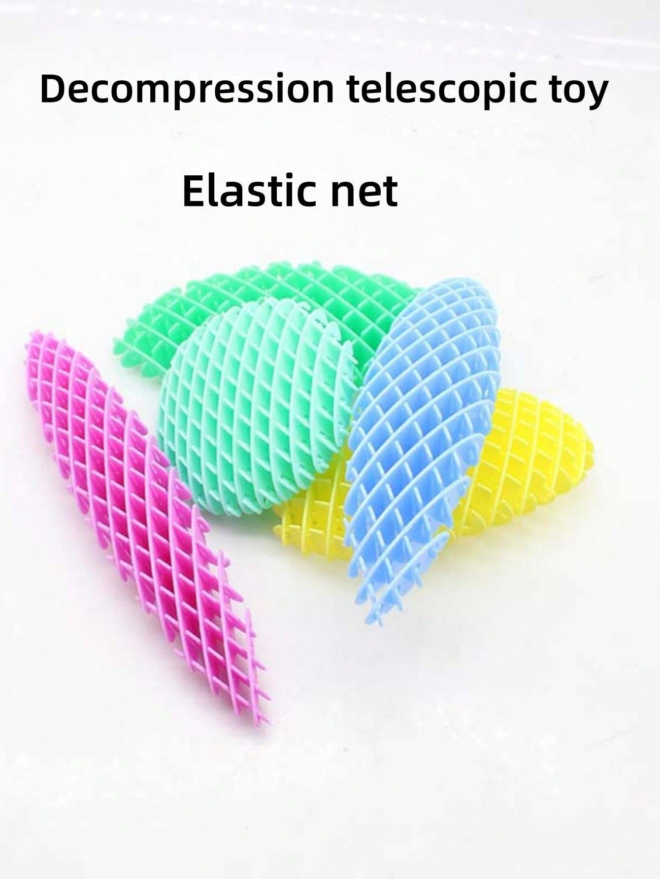 1pc Decompression Elastic Mesh 3d Printed Stretchy Mesh Transforming
