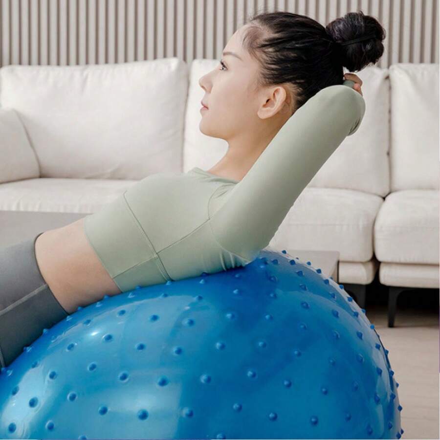 22'' Large Sensory Massage Ball Bouncy Yoga Exercise Ball Big Knobby ...