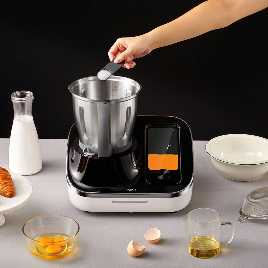 TOKIT Omni Cook Robot With 7" Touchscreen All-In-1 Multi-Cooker With ...