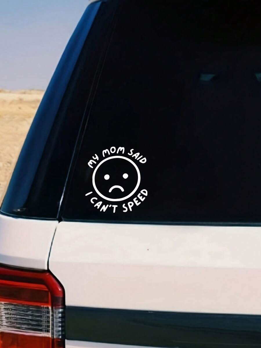 Mom Said I Can't Speed Funny Car Window Vinyl Decal | SHEIN USA